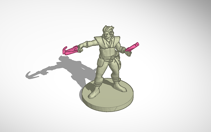 3D design Dual Crossbow Fighter | Tinkercad