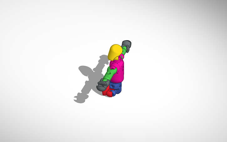 3D design Stick Figure - Tinkercad