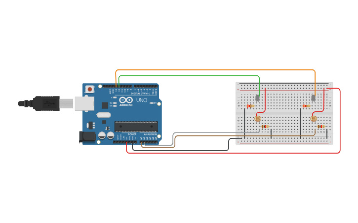 Circuit design Reto Siguelineas | Tinkercad Circuit design Reto Siguelineas | Tinkercad