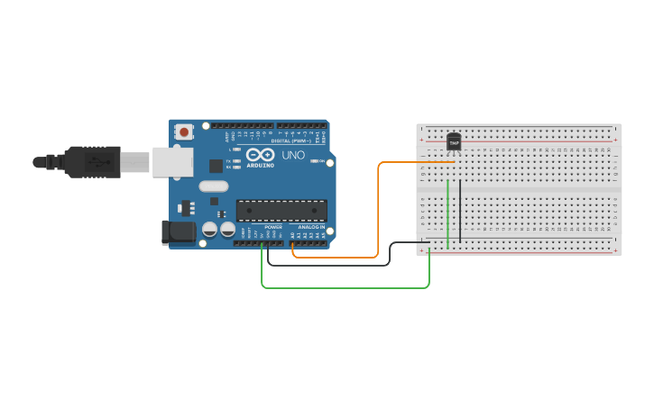 Circuit design AP8_Temperature sensor interface - Tinkercad