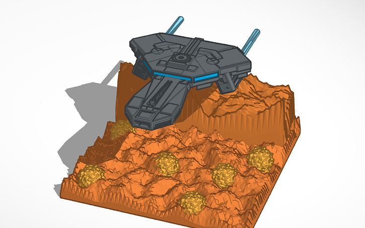 3D design Landing on Mars | Tinkercad