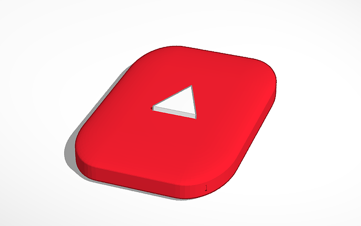 3D design Play Button | Tinkercad