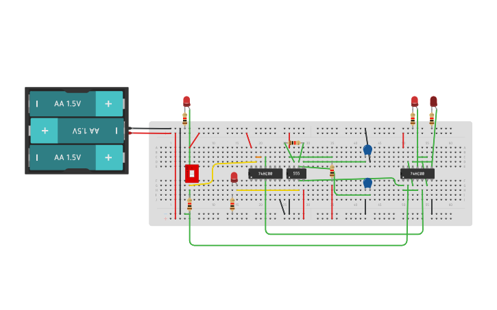 Circuit design D FLIP FLOP | Tinkercad Circuit design D FLIP FLOP | Tinkercad