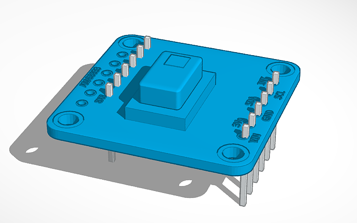 3D design Copy of Adafruit AMG8833 - Tinkercad
