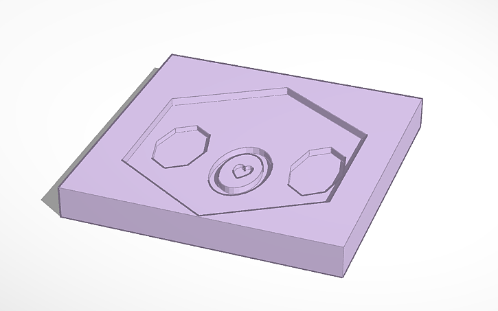 3D design stamp | Tinkercad