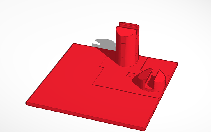 3D design Fence Square - Tinkercad