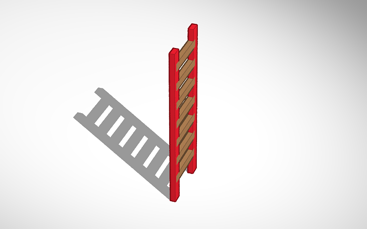 3D design ladder - Tinkercad