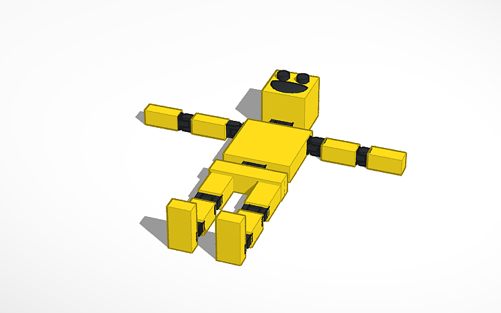 3D design Action figure - Tinkercad