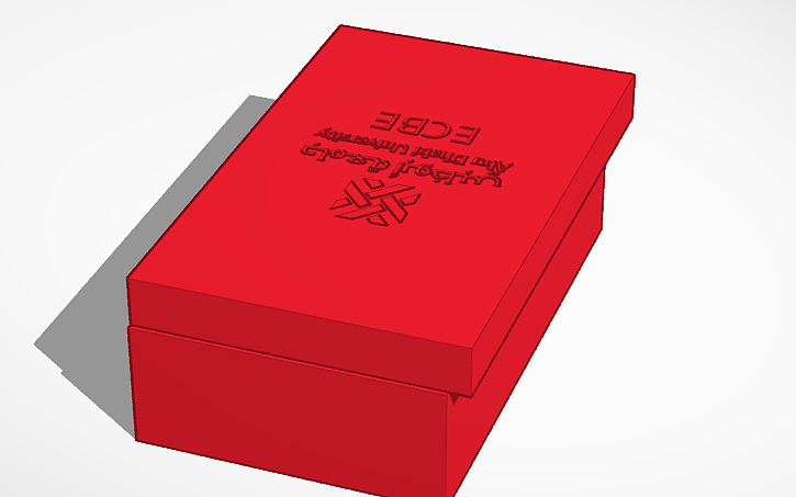 3D design box - Tinkercad