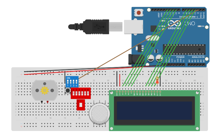 Circuit design dinosaur game - Tinkercad