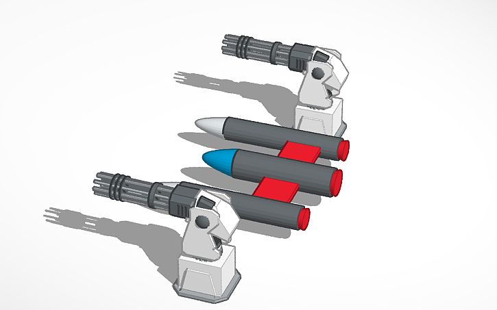 3D design Space Turret - Tinkercad
