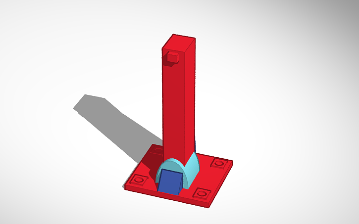 3D design Heavy Duty Wall Hook - Tinkercad