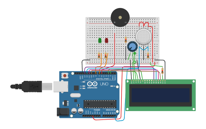 Circuit design IOT project | Tinkercad