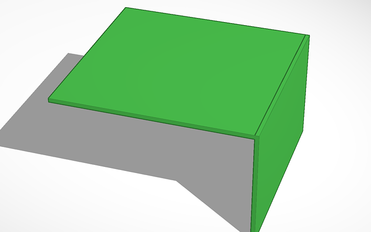 3D design PSU Shroud 2 - Tinkercad