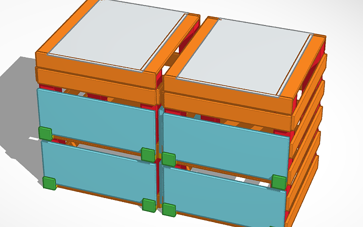 3D design compost bin - Tinkercad