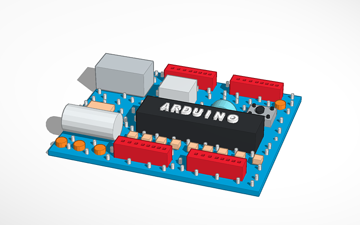 Arduino Tinkercad Circuit Design Tinkercad 1 Arduino Con 3 Leds