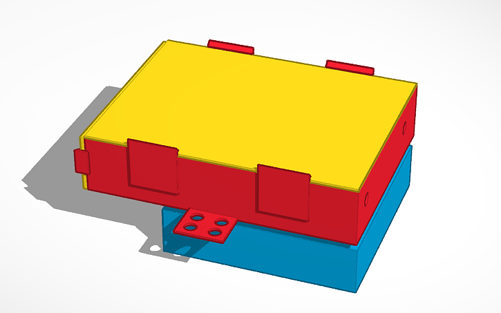 3D design gsm reley ARDUINO NANO + SIM800L + SSR40DA - Tinkercad