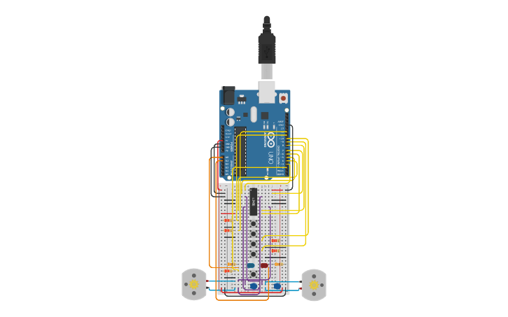 Circuit design App-Controlled Taxibot DelaRosaVanwell | Tinkercad
