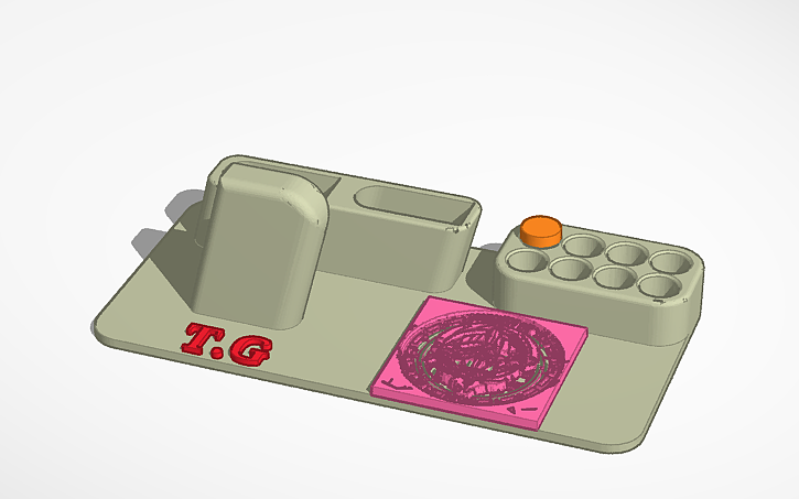 3D design support stand 1911 - Tinkercad