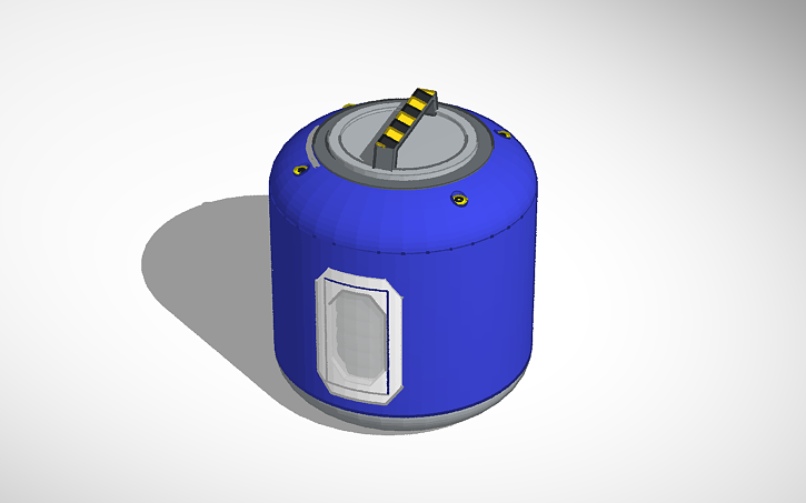 3D design apex shield cell - Tinkercad