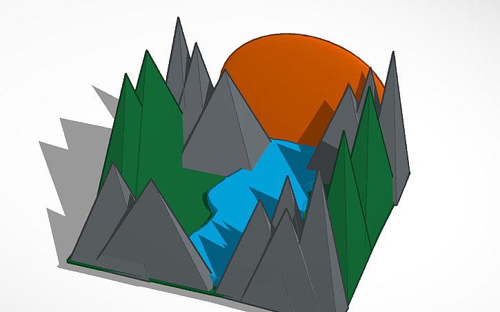 3D design Valley Sunrise | Tinkercad