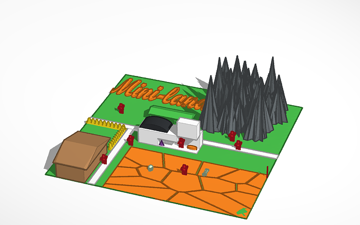 3D design Mini-land | Tinkercad