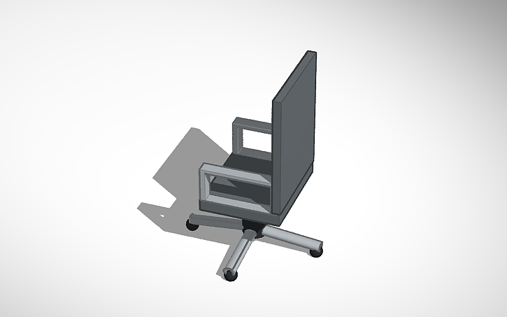 3D design chair - Tinkercad