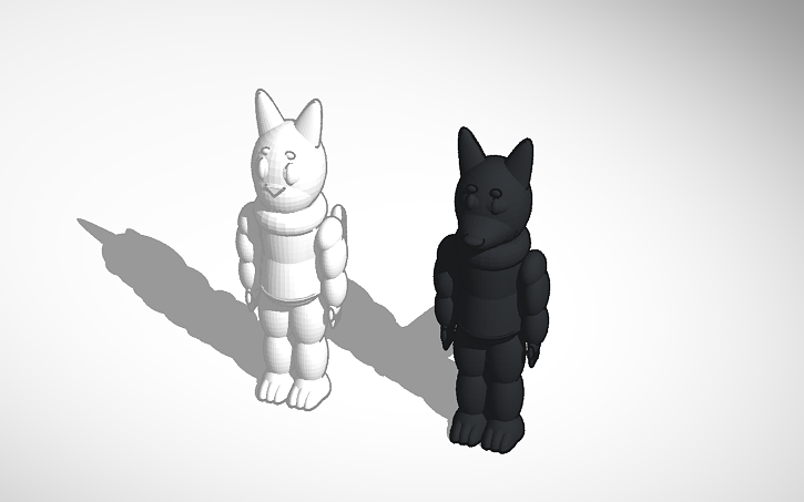 3D design Norme canine et féline/Feline and canine standard - Tinkercad