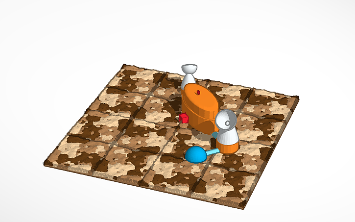3D design Ground Communication Station - Tinkercad