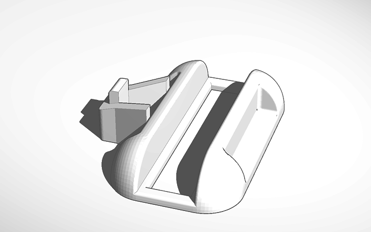 3D design PS4 vertical stand with Controller stand(PS4) - Tinkercad