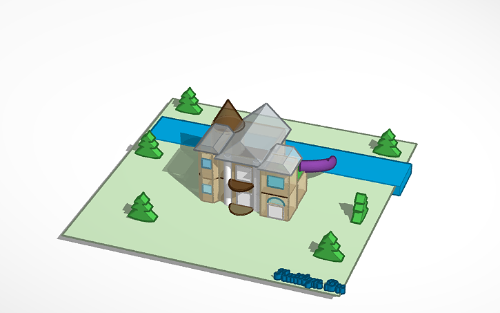 3D design Physics House - Tinkercad