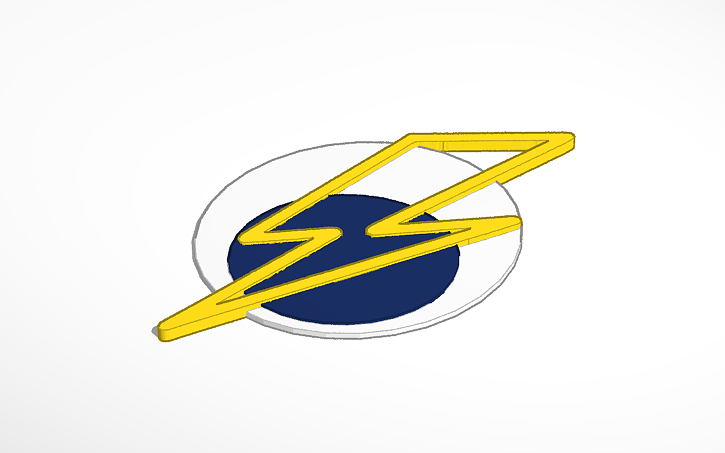 3D design Logo Inazuma Eleven - Tinkercad