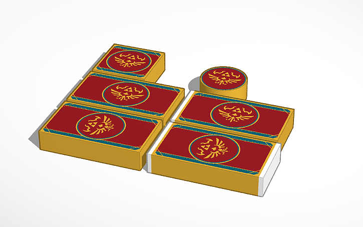 3D design Flag of the Hamilton Mansion - Tinkercad