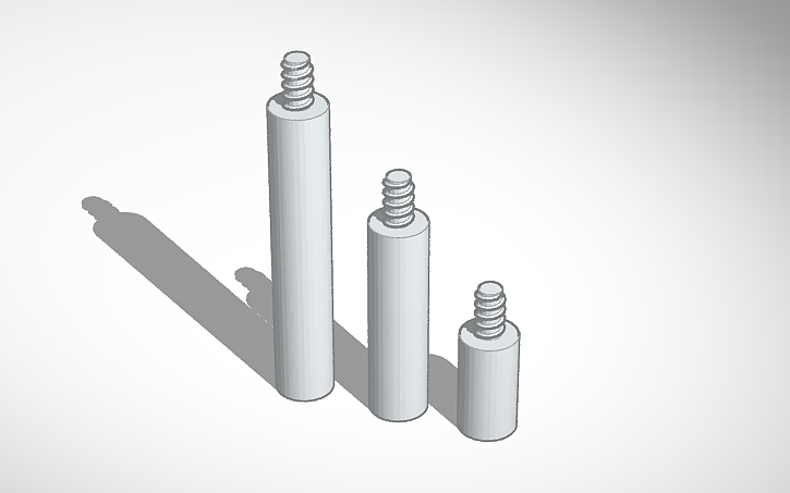 3D design Screw Extrusion - Tinkercad