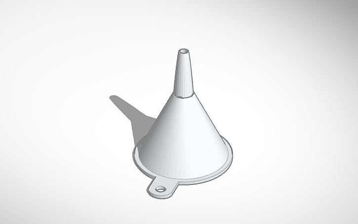 3D design Funnel - Tinkercad