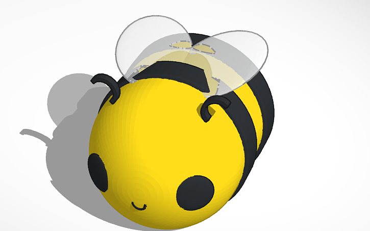 3D design bee - Tinkercad