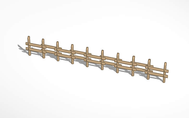 3D design Alum Rock Fence Project | Tinkercad