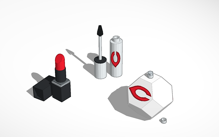 3D design Make-Up Kit | Tinkercad