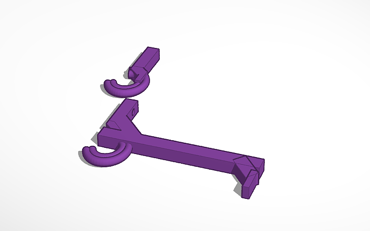 3D design trx4 drop hitch - Tinkercad