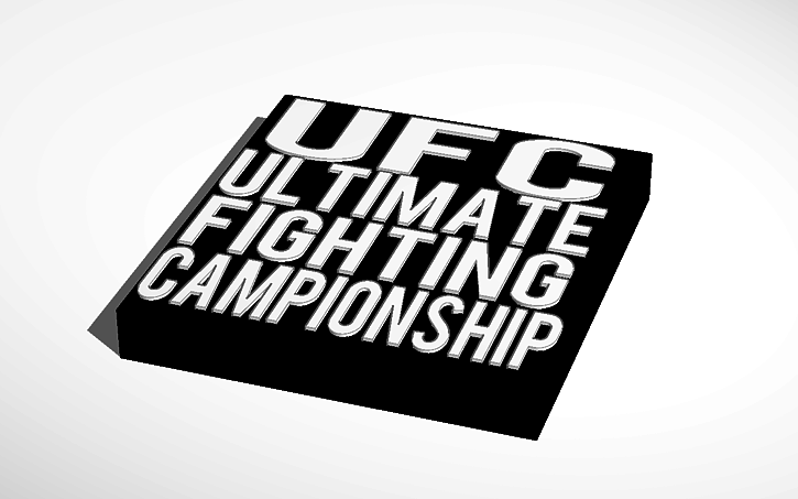 3D design UFC - Tinkercad