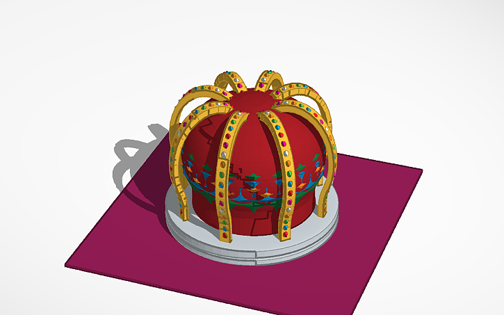 3D design crown -revamp - Tinkercad