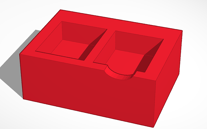 3D design Food and a Water plate | Tinkercad