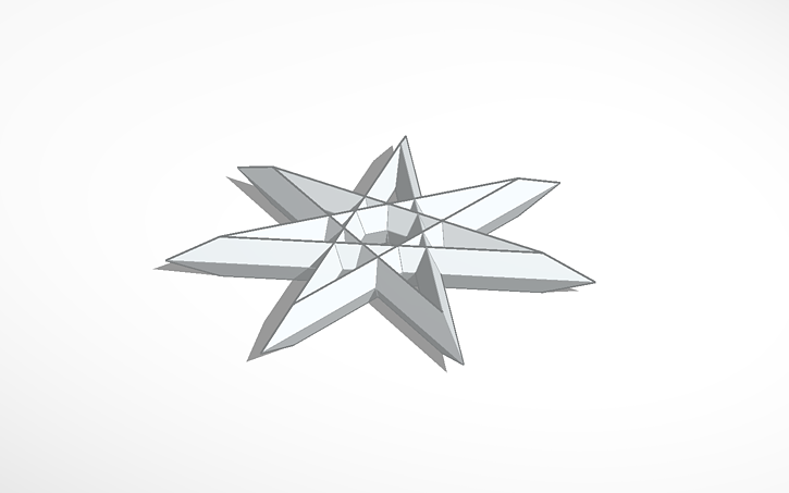 3D design star shape - Tinkercad