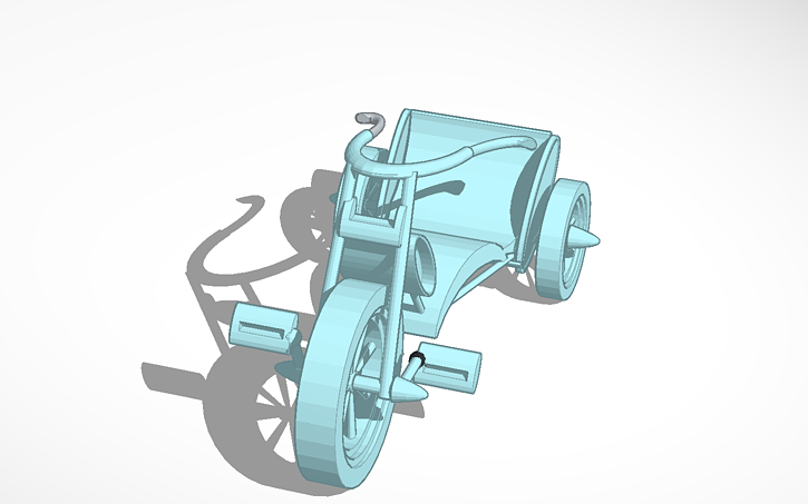 3D design Big Trike w/ moving wheels | Tinkercad