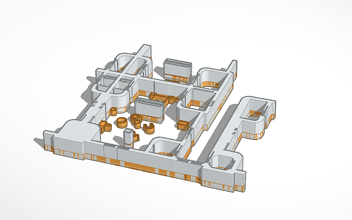 3D design Starbase Alpha Living Quarters - Tinkercad