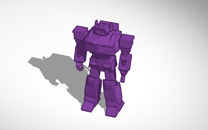 3D design transformers: shockwave (g1 model) - Tinkercad