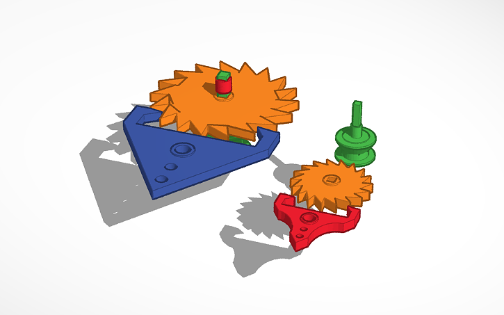3D design Clock Pendulum Escapement - Tinkercad