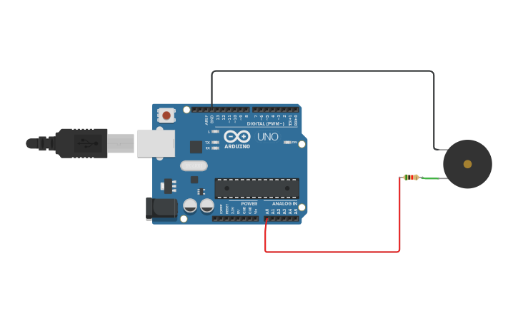 Circuit Design Coffin Dance Meme Sound Using Arduino Tinkercad