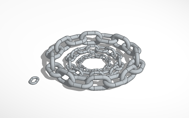 3D design chains - Tinkercad