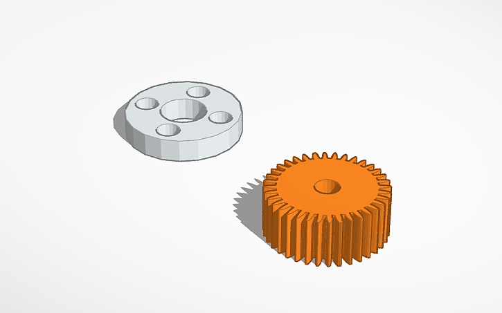 3D design Actividad 5-Bridas y Engranes - Tinkercad 3D design Actividad 5-Bridas y Engranes - Tinkercad